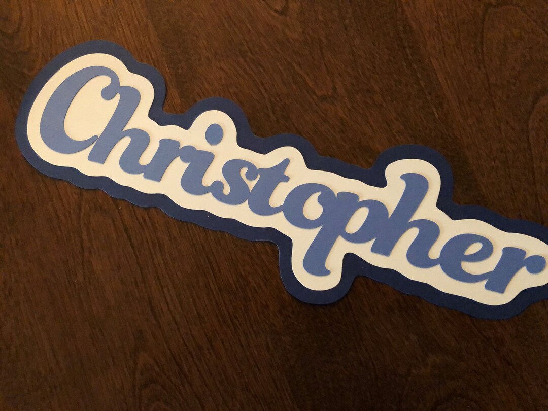 Personalized Name Title/sign for Party Wall, Door or Table Decoration ...