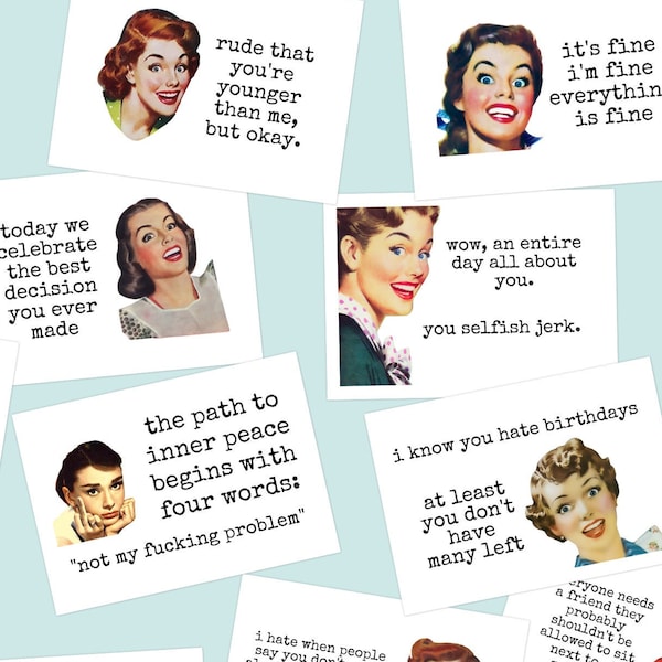 Funny Greeting Card for Friends - Etsy