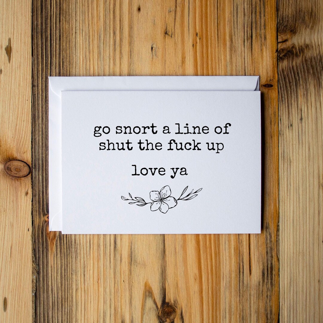 Best Friend Birthday Card, Just Because Cards, Funny Birthday Card ...