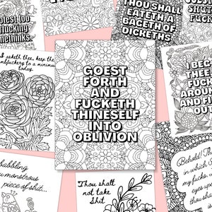 Printable Coloring Sheets, Swear Coloring Pages, Adult Coloring Pages ...