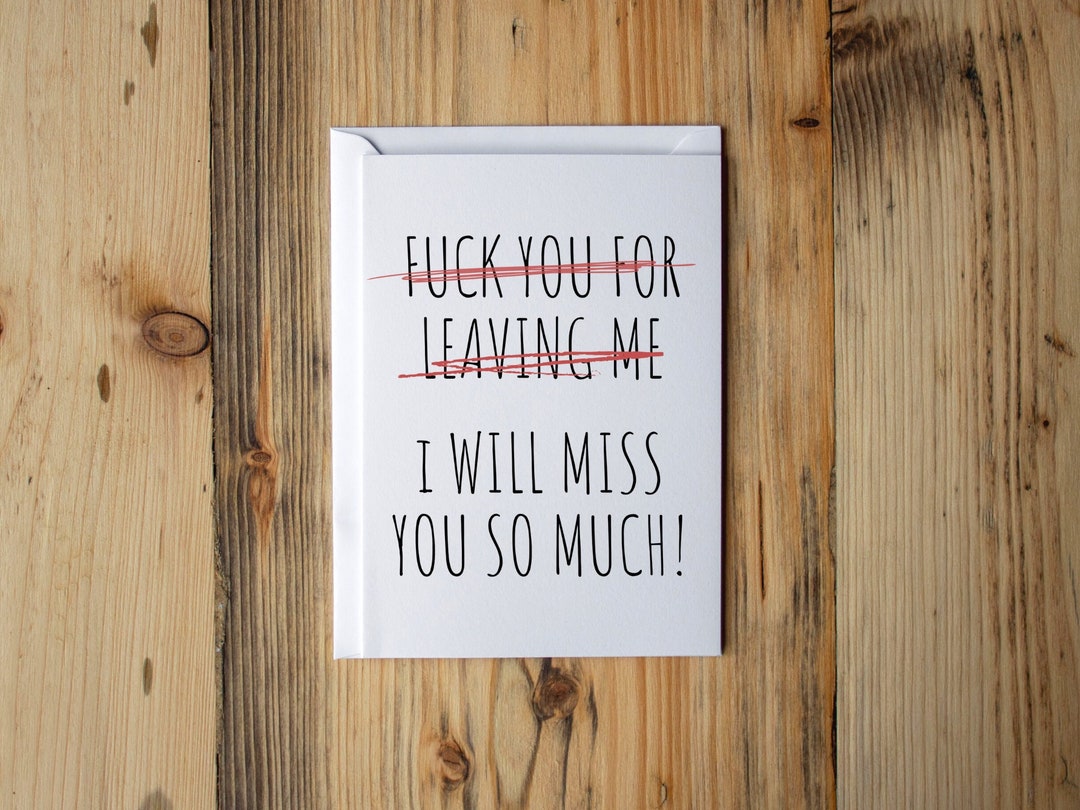 Co Worker Leaving Card, Friend Moving Card, Friend Moving Away ...