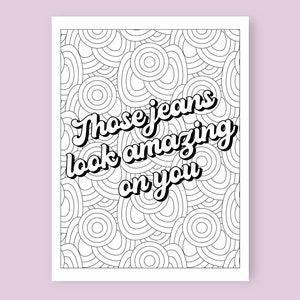 Motivational Coloring Book, Printable Coloring Pages Adult, Funny ...