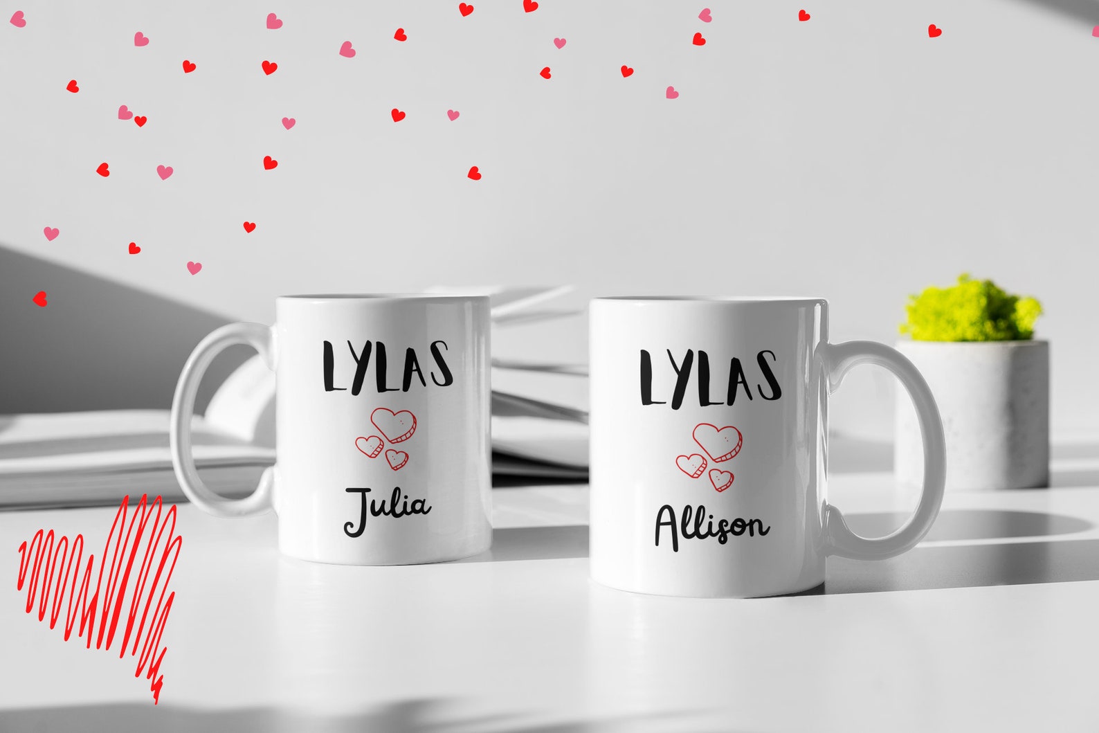 Custom Mug 4 Friends LYLAS Mug Best Friend Mug | Etsy