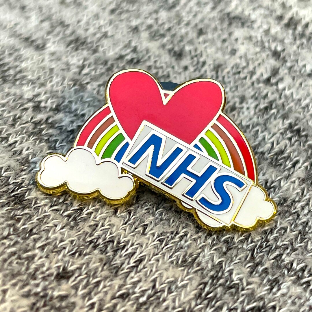 NHS Rainbow Enamel Pin Badge - Etsy UK