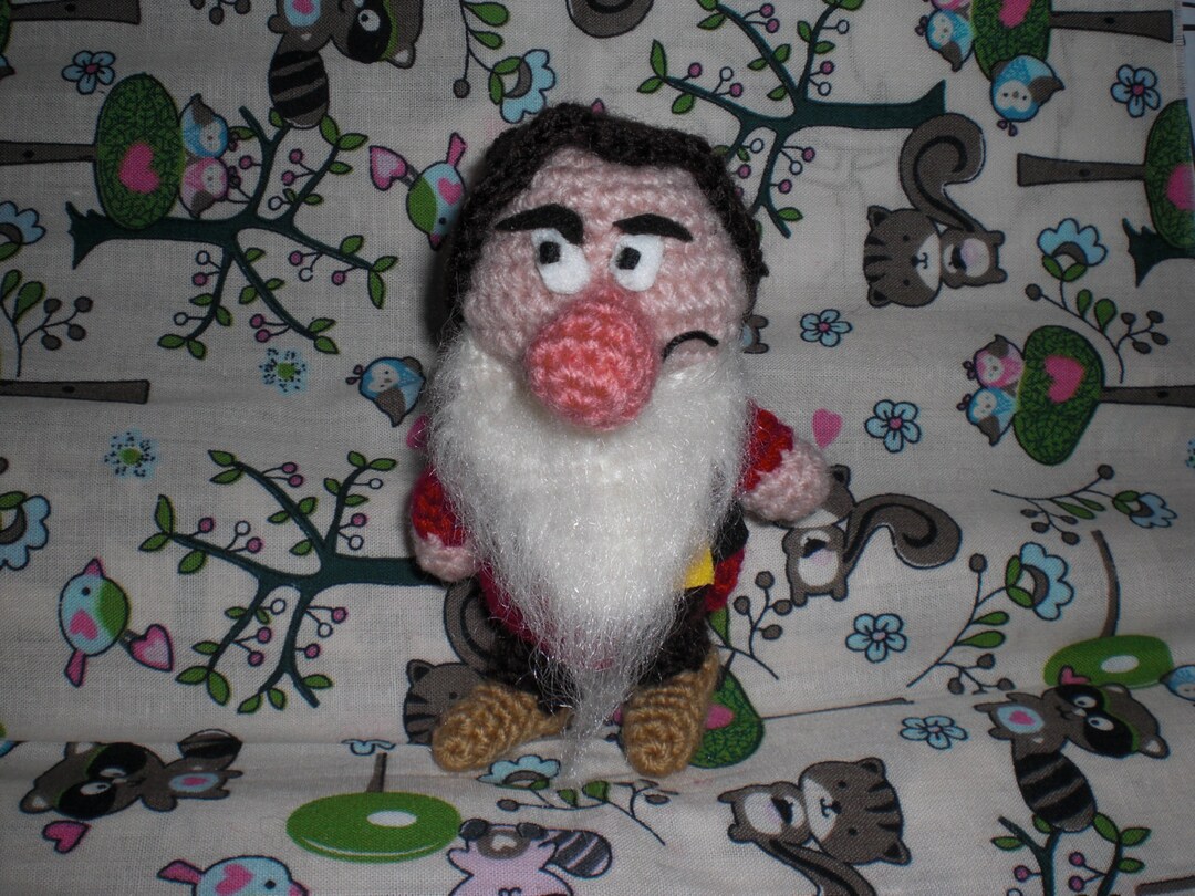 Grumpy Amigurumi Crochet Pattern From 7 Dwarfs - Etsy