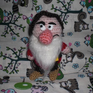 Grumpy Amigurumi Crochet Pattern From 7 Dwarfs - Etsy