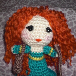 PDF Amigurumi Pattern Princess Merida From Brave - Etsy