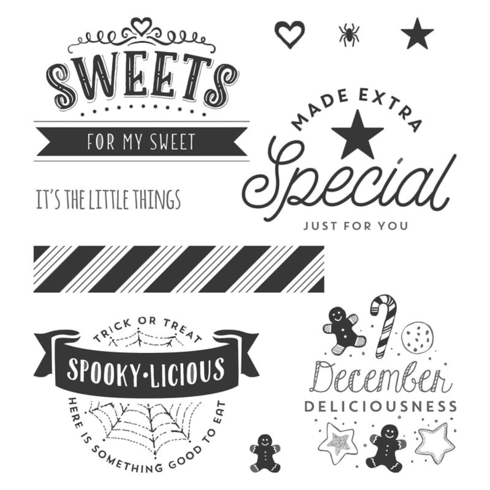 STAMPIN' UP! RETIRED the Little Things Stamp Set - Etsy