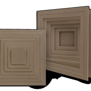 2 in 1 Tunnel & Pyramid Chipboard 8 X 8 Album - Etsy