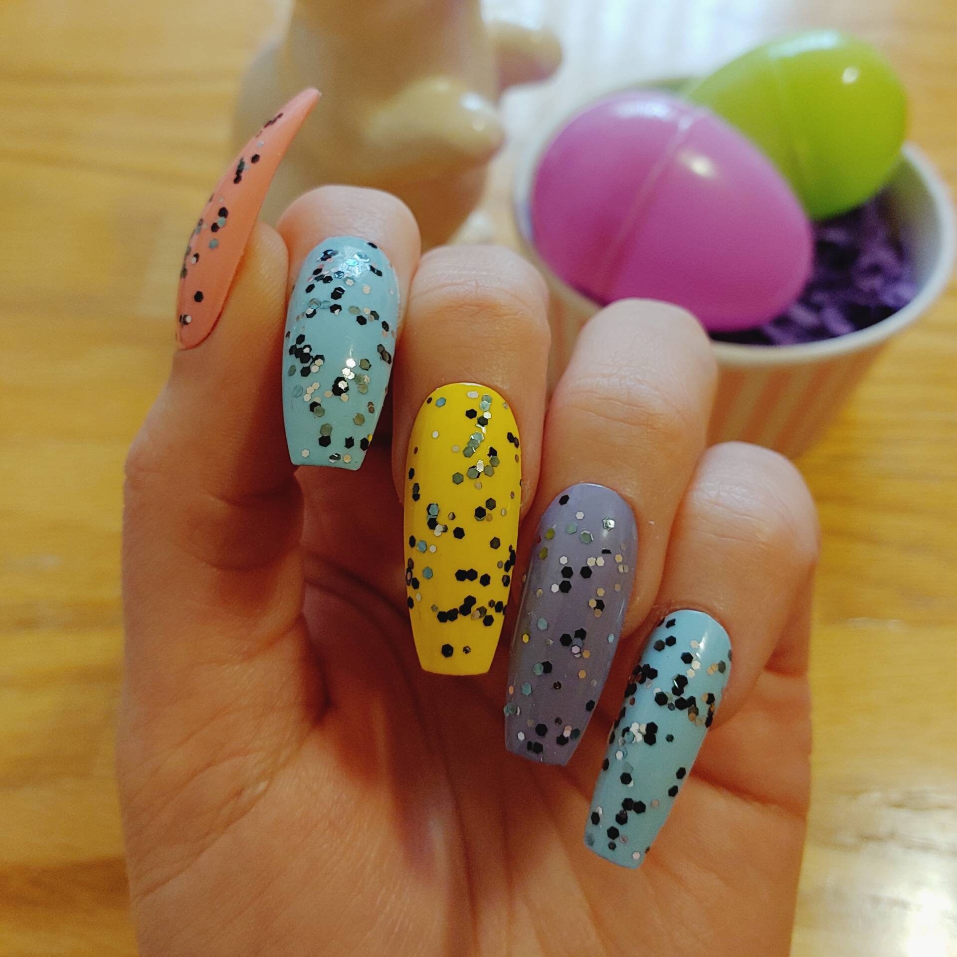Easter Acrylic Nails