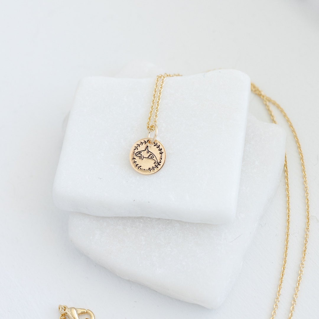 Gold Orca Necklace for Mom Gift Idea for Christmas Gift Orca Jewelry ...
