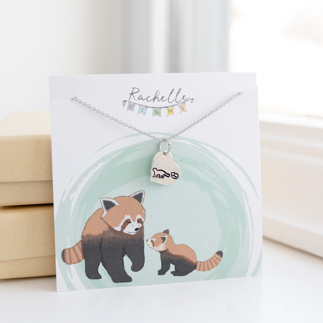 Mom and Baby Red Panda Jewelry for Mom Gift Ideas for Red Panda ...