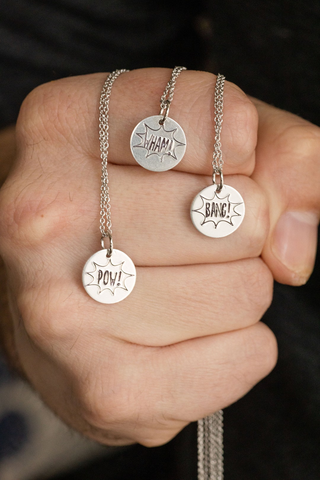 1 Comic Art Necklace Comic Book Lover Comiccon Artwork Popculture ...