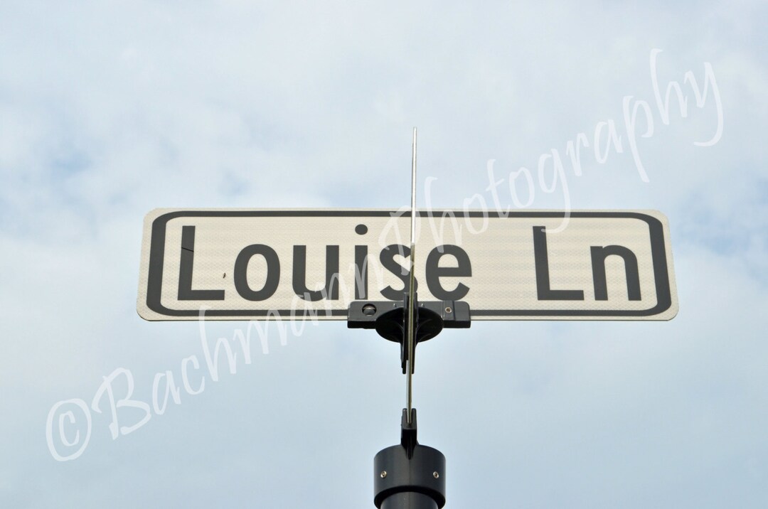 Louise Street Sign - Etsy