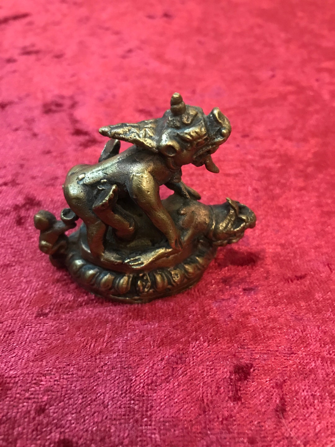 Unusual Strange Snow Lion Foo Dogs Figurine - Etsy