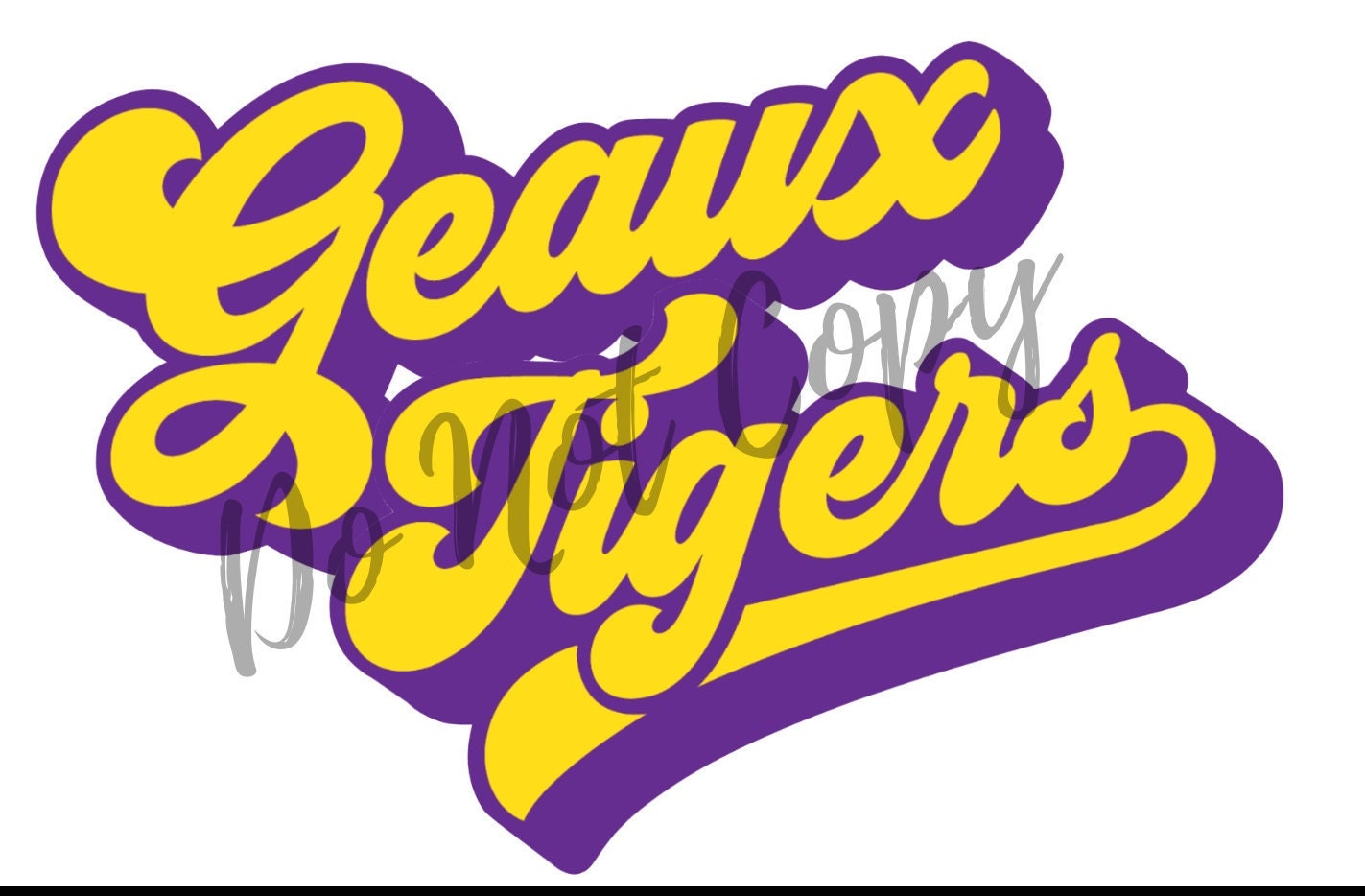 Geaux Tigers - Etsy