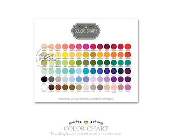 Decoart Color Chart - Etsy