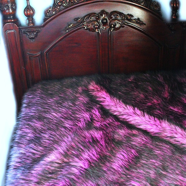 Faux Fur Bedspread - Etsy