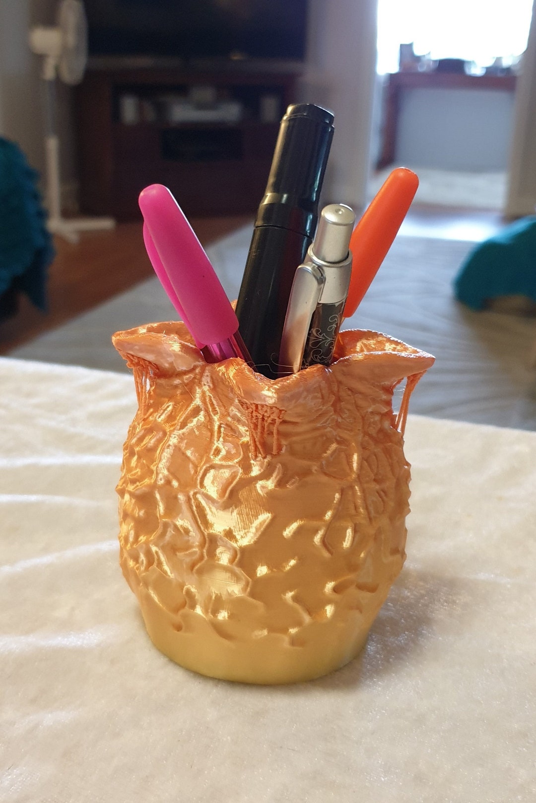 3D Printed Pot Planter or Desk Tidy Alien Egg - Etsy