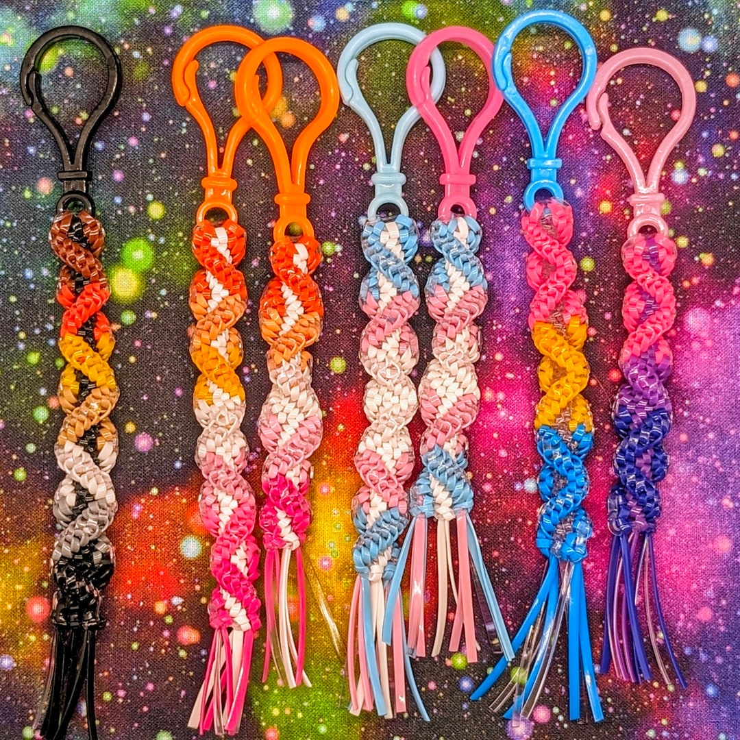 Handmade LGBT+ DNA Plastic Lanyard Keychains - Etsy