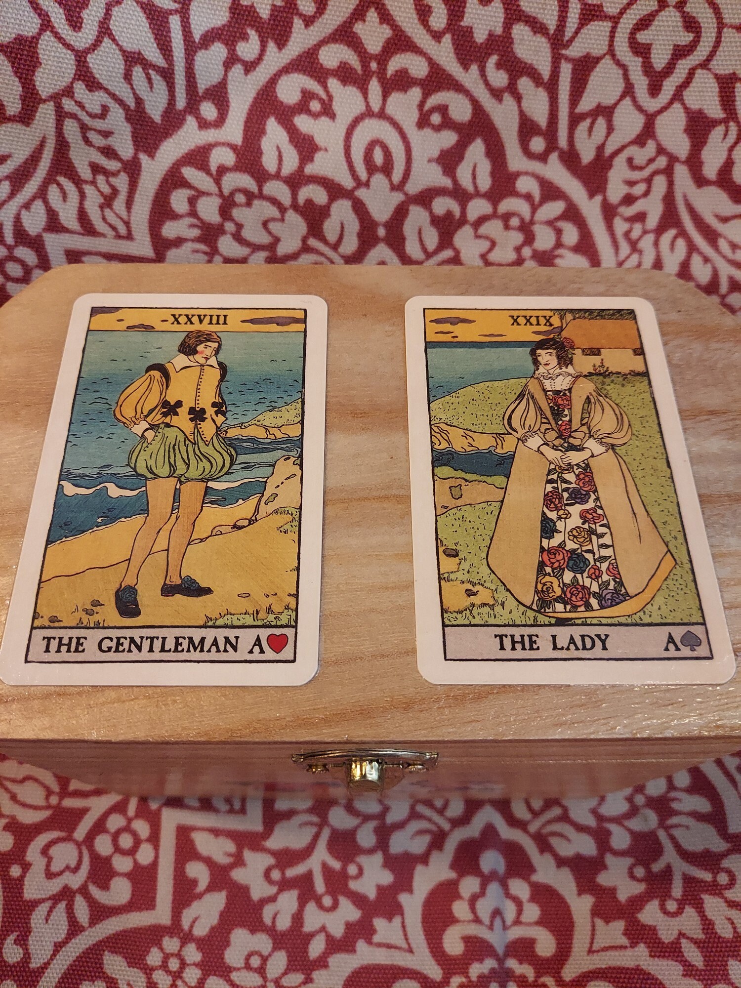 Lenormand Wedding Box Romantic Gift Box Lady Gentleman and - Etsy UK