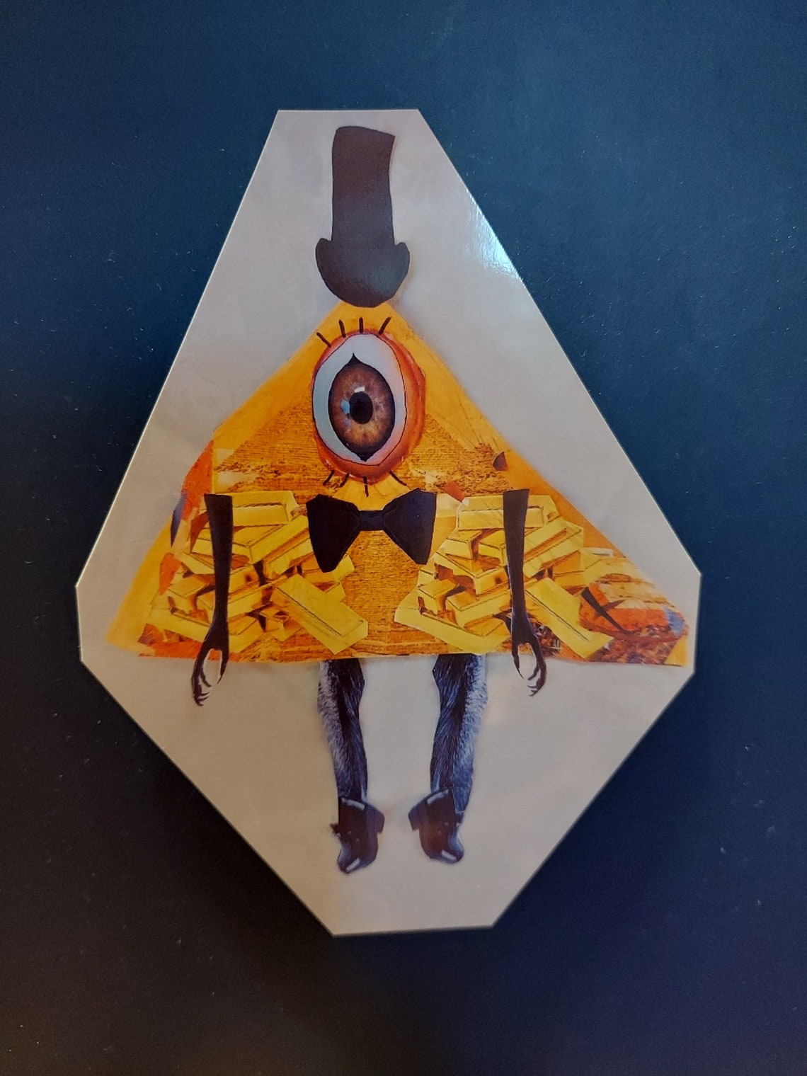 Bill Cipher Sticker Photo Realistic Glossy Self Adhesive - Etsy
