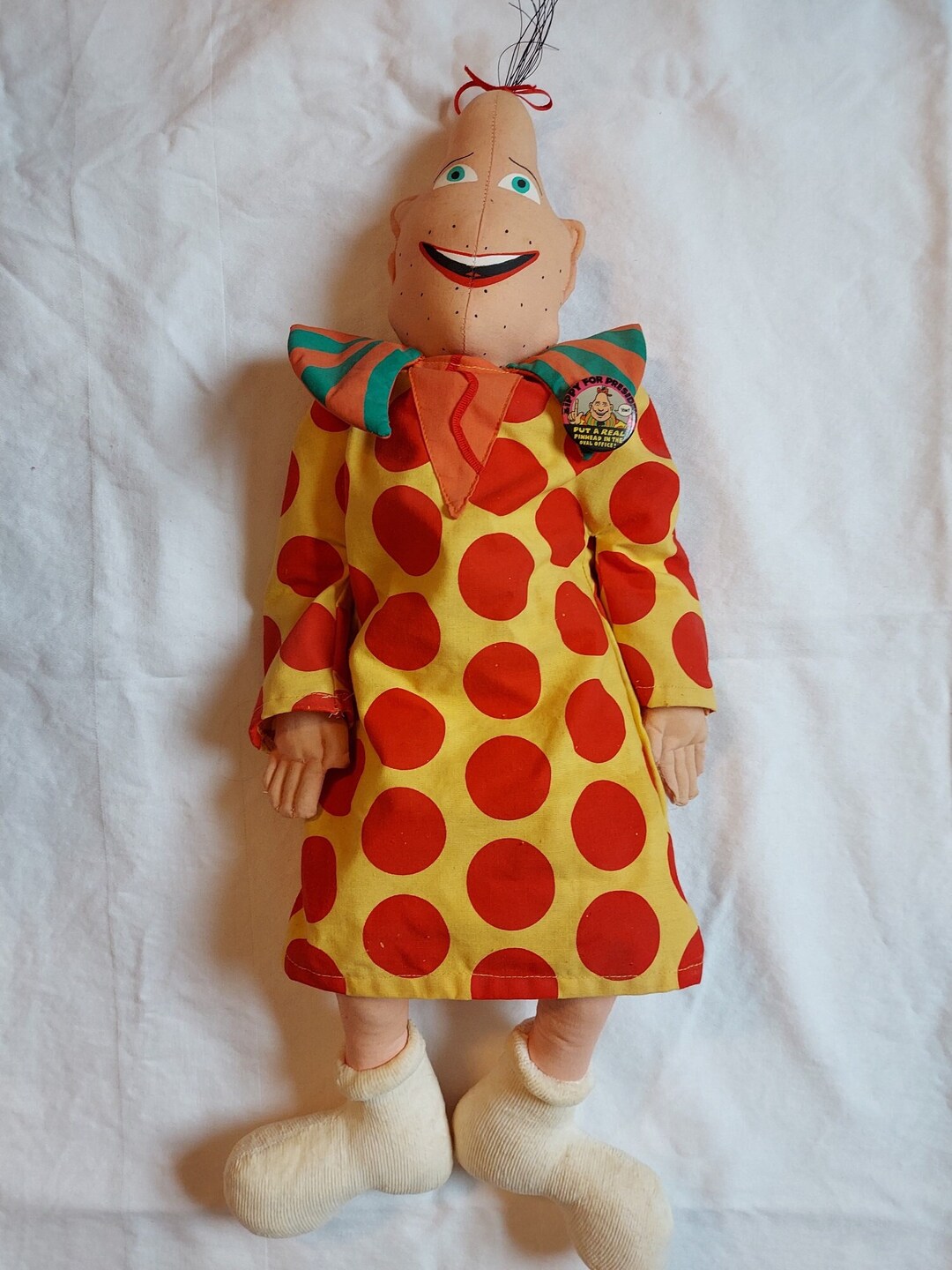 Zippy the Pinhead Vintage 1984 Collectible Plush Doll - Etsy