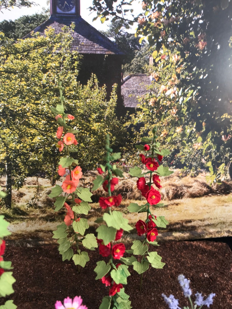 Hollyhock Miniature 1:12 Scale - Etsy