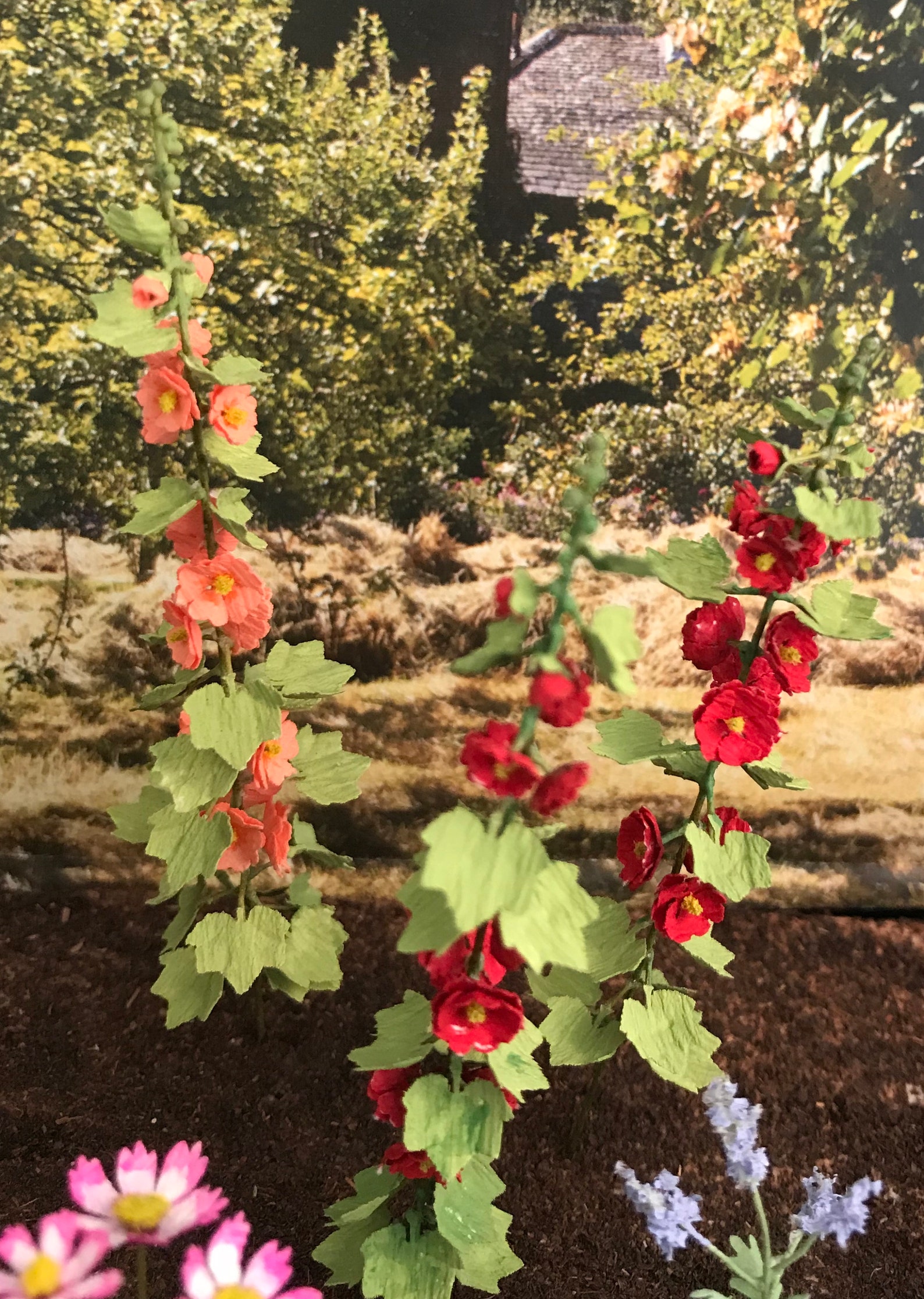 Hollyhock Miniature 1:12 Scale - Etsy