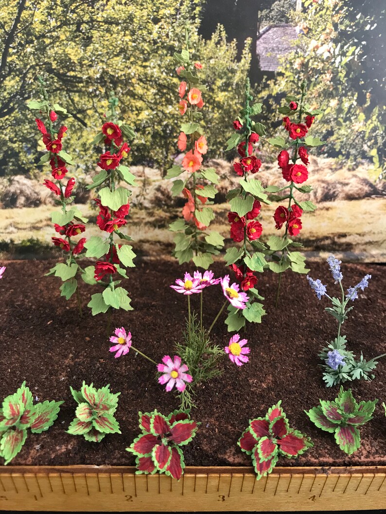 Hollyhock Miniature 1:12 Scale - Etsy