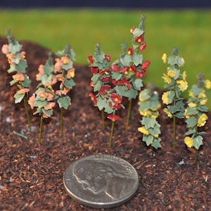 Hollyhocks - Miniature 1:48 Scale - Etsy
