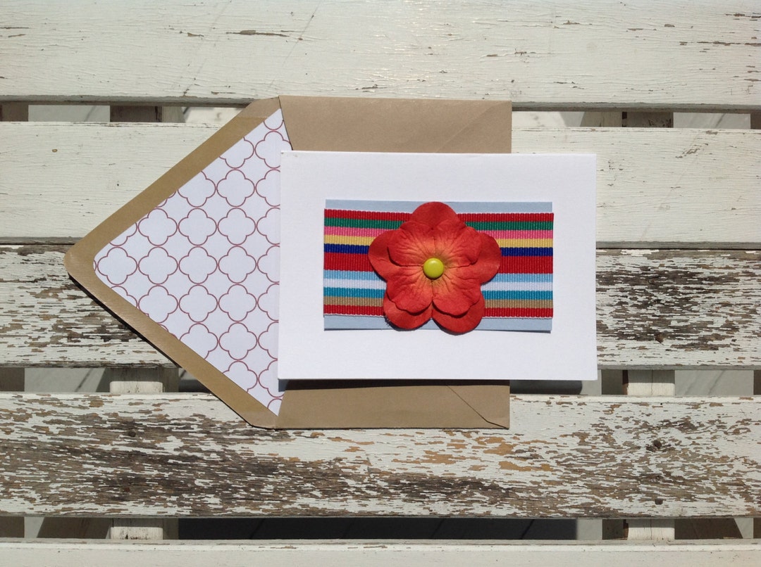 Classic Striped Grosgrain Ribbon Preppy Inspired Colorful - Etsy