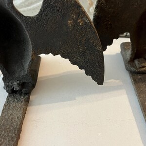 Antique Pair Cast Iron Snow Birds - Etsy