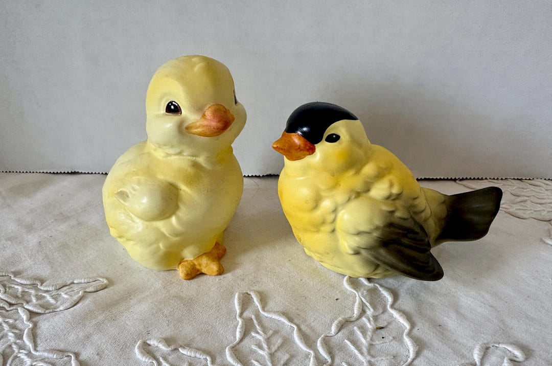 Vintage Goebel W. Germany Ceramic Chick and Warbler Bird 1987/1990 - Etsy