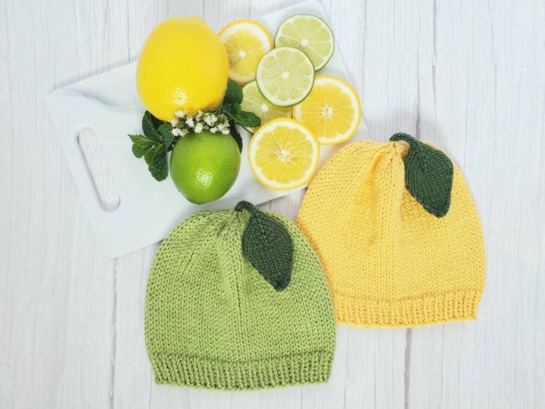 LEMON Knit Baby Hat Lemon Baby Clothes Unique Baby Shower - Etsy