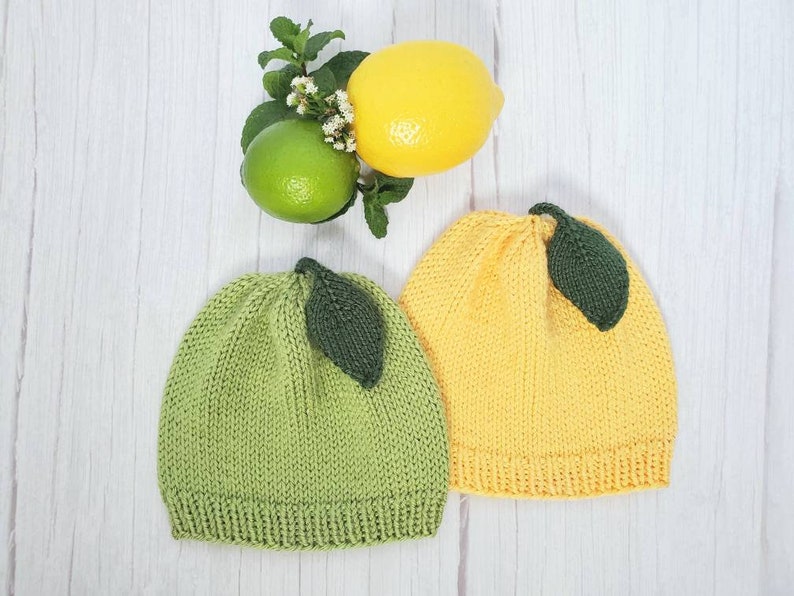 LEMON Knit Baby Hat Lemon Baby Clothes Unique Baby Shower - Etsy
