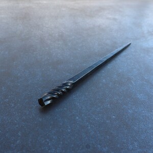 Arcane Hair Stick, Forged Iron Hair Spike - Etsy