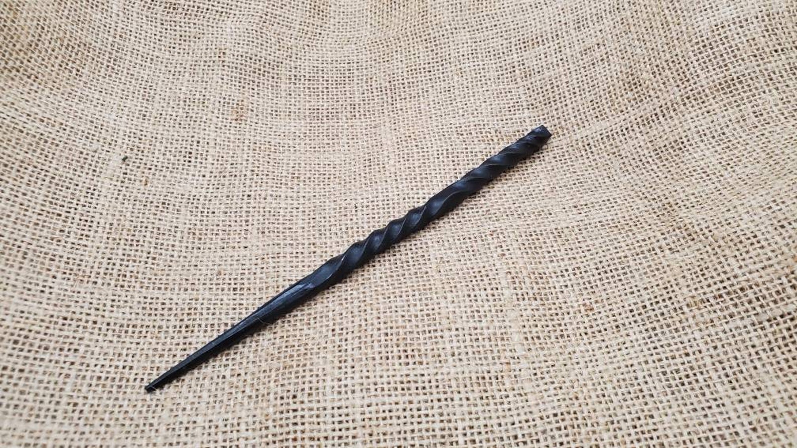 Set of Two Double Twist Hair Sticks Hand Forged - Etsy