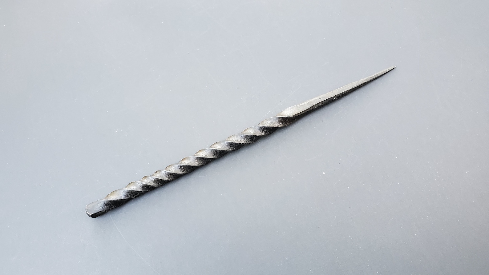 Twisted Metal Hair Stick Blacksmith Made Steel Hair Spike Hand | Etsy