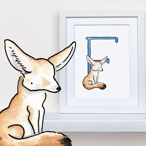 F is for Fox - Etsy