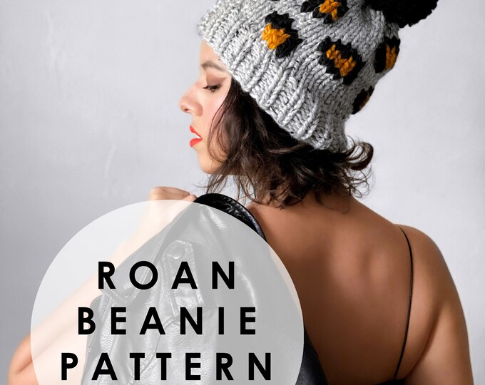 Leopard Cheetah Animal Print Hat Toque Beanie// ROAN BEANIE - Etsy