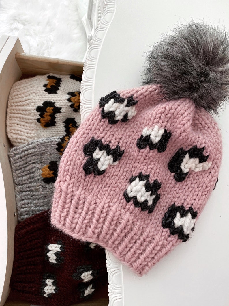 Leopard Cheetah Animal Print Hat Toque Beanie// ROAN BEANIE | Etsy