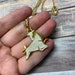 Mixed Metal Taurus Pendant Necklace on Gold Tone Chain - Etsy