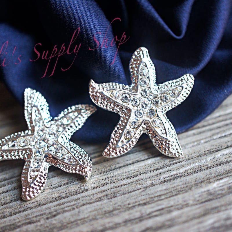 Rhinestone Starfish - Etsy