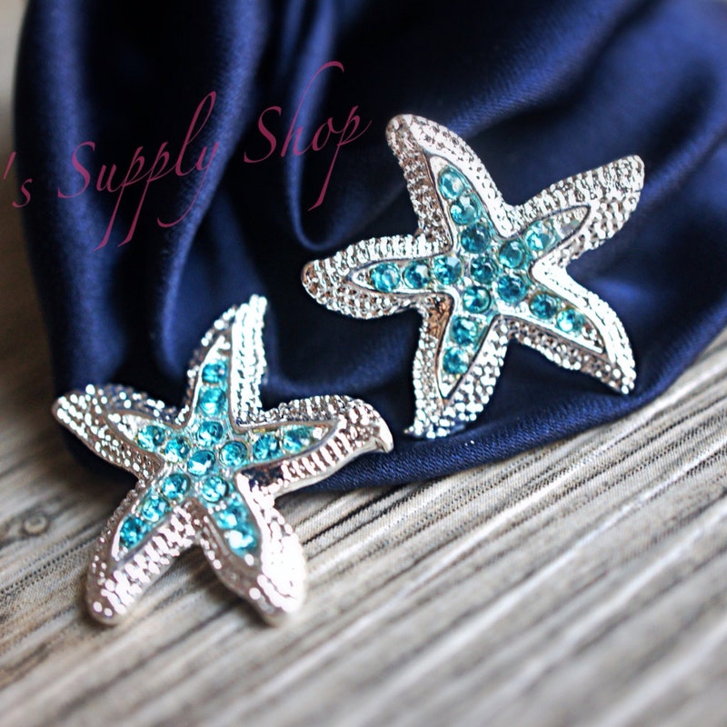 Rhinestone Starfish - Etsy