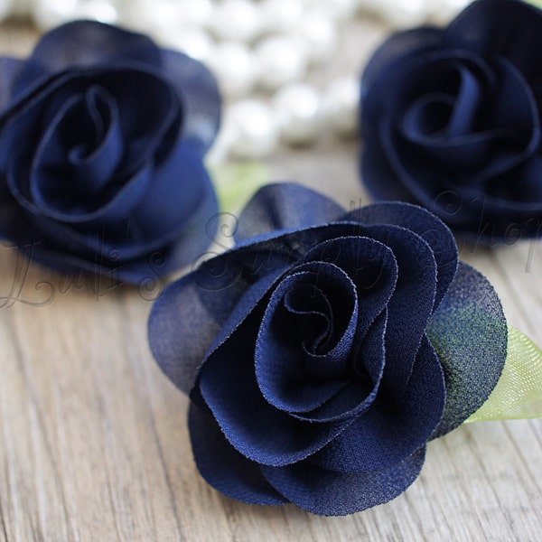 Navy Blue Rose - Etsy