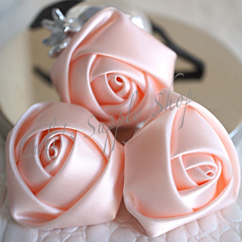 Satin Rosettes - Etsy