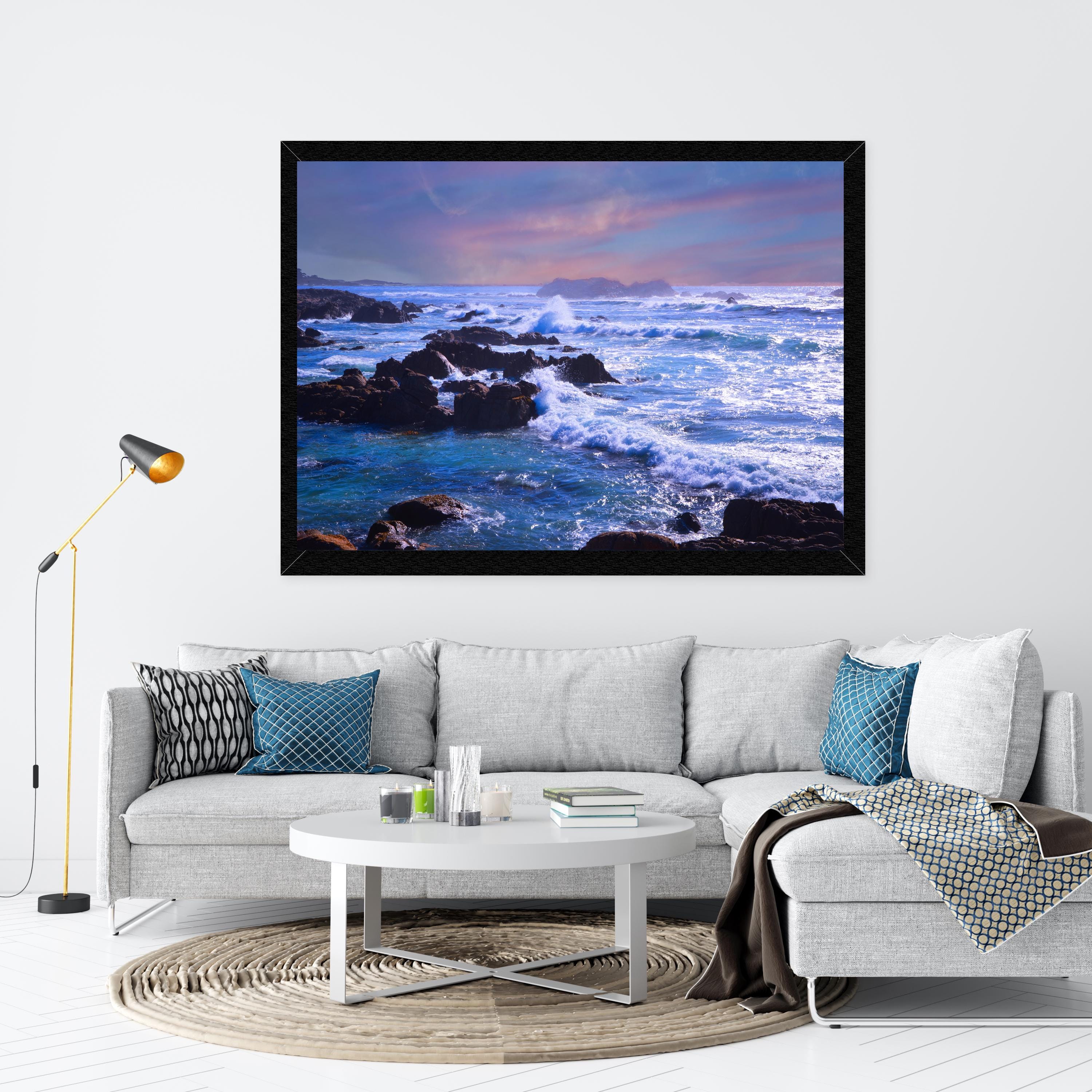 Restless Seas Stormy Waves Instant Download Photo, 17 Mile Carmel by the Sea CA, Digital Photo ...