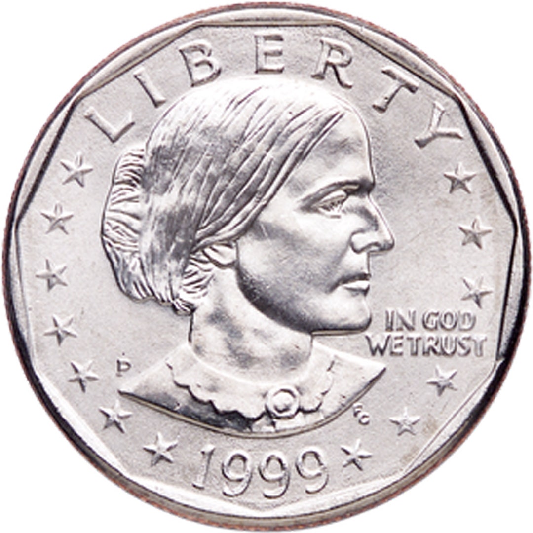 Just Reduced!! Susan B Anthony "silver" Dollar 1999 P. MS60 ...