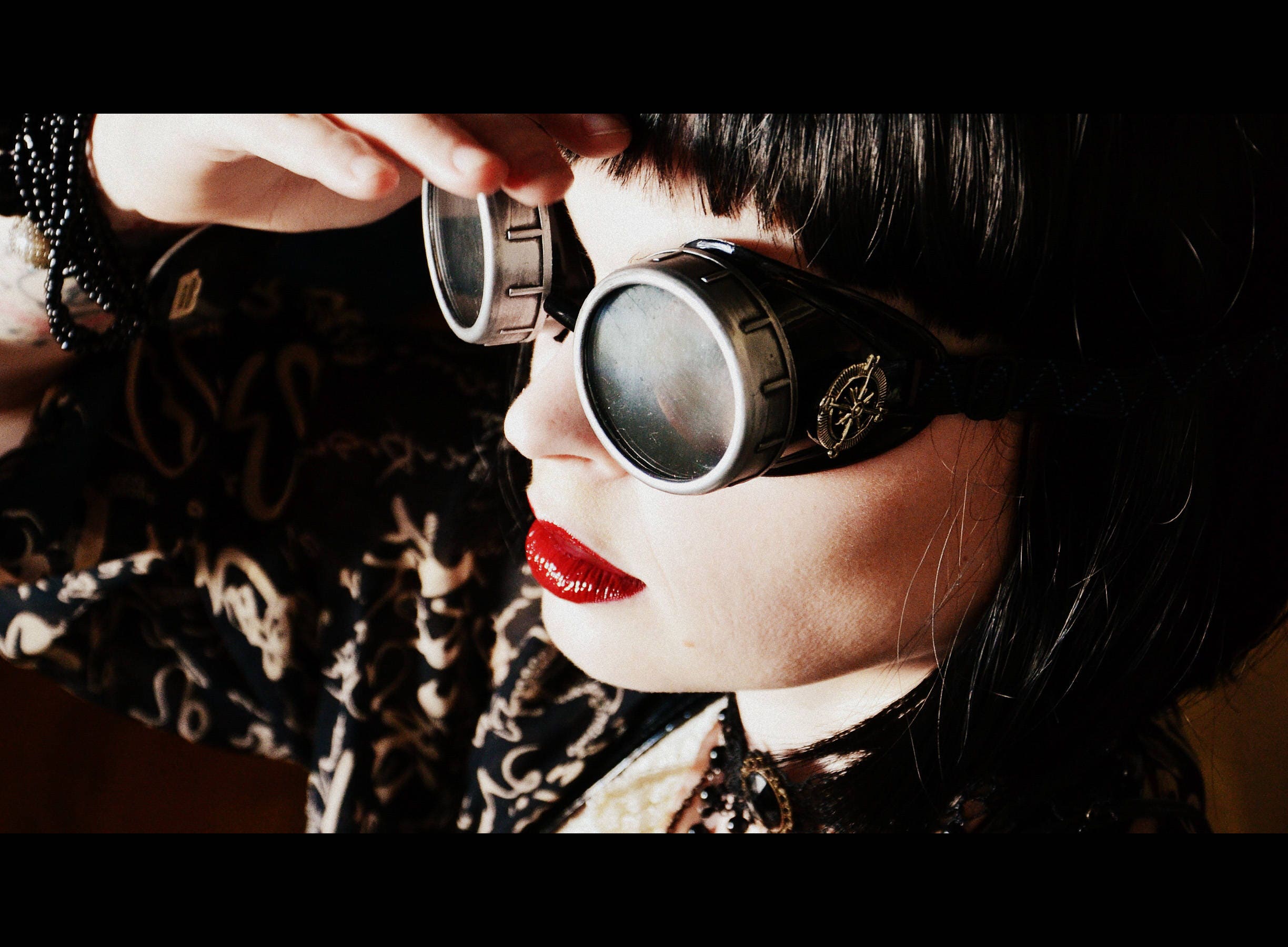 Time Traveler Girl in Goggles Photo Book Bag With Dr. Who - Etsy